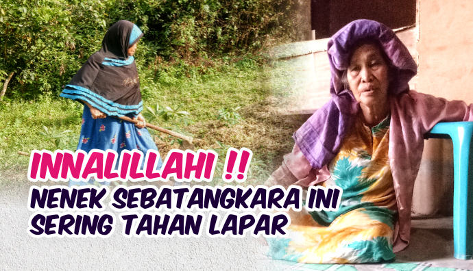 Sebatang Kara, Nenek Jadi Buruh Kebun Untuk Bertahan Hidup - Donasi Online