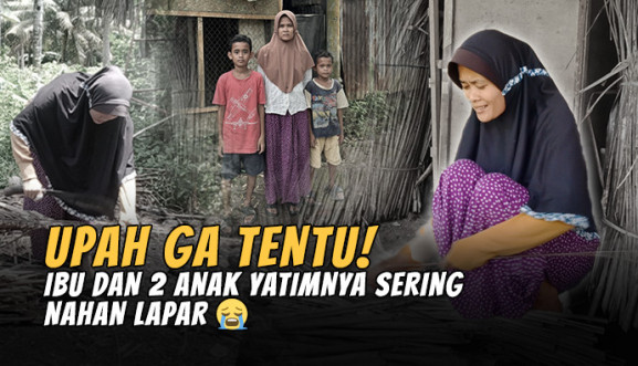 Perjuangan Buruh Pembuat Sapu Lidi Hidupi 2 Anak Yatimnya - Donasi Online