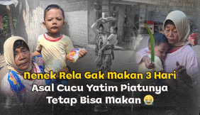 Jual Sapu Lidi, Bantu Lansia Ini Hidupi Cucu Yatim Piatunya - Donasi Online