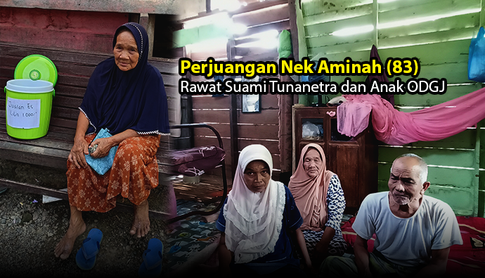 Perjuangan Nenek Penjual Es Demi Hidupi Suami Tunanetra dan Anak ODGJ - Donasi Online