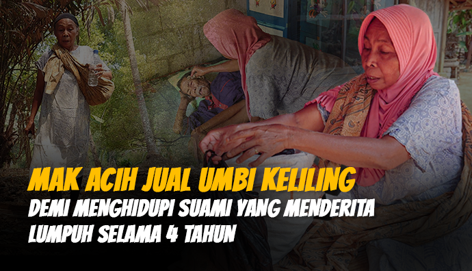 Perjuangan Nenek Penjual Umbi Keliling Hidupi Suami Lumpuh - Donasi Online