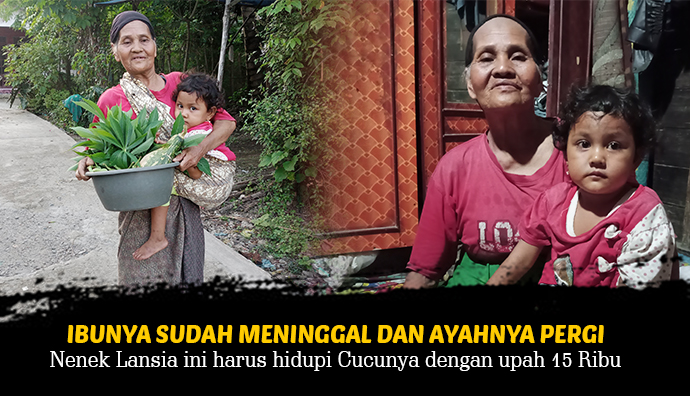 Keliling Jual Sayur, Nenek 69 Tahun Ini Hidupi Cucu Piatunya - Donasi Online